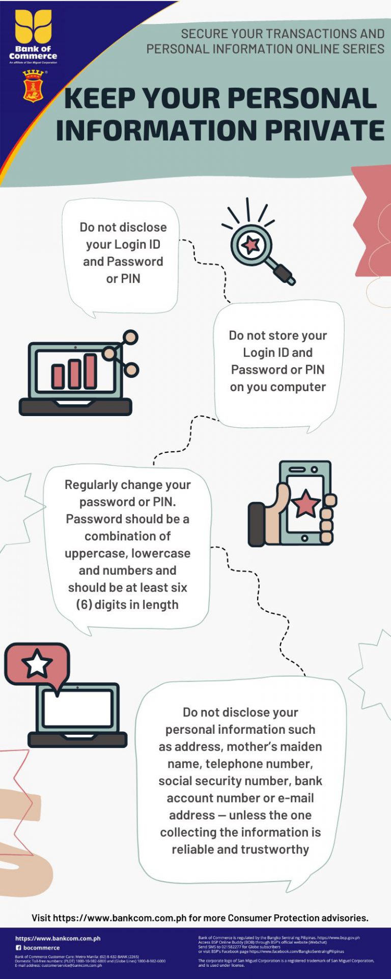 Keep your personal information private - Bank of Commerce