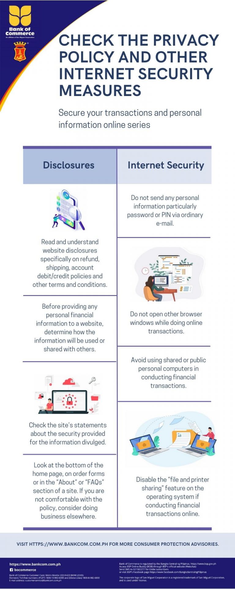 Check the privacy policy and other internet security measures - Bank of ...