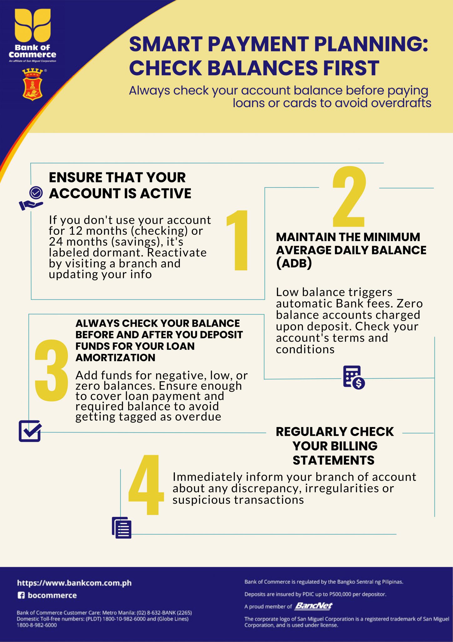Smart Payment Planning: Check Balances First - Bank of Commerce