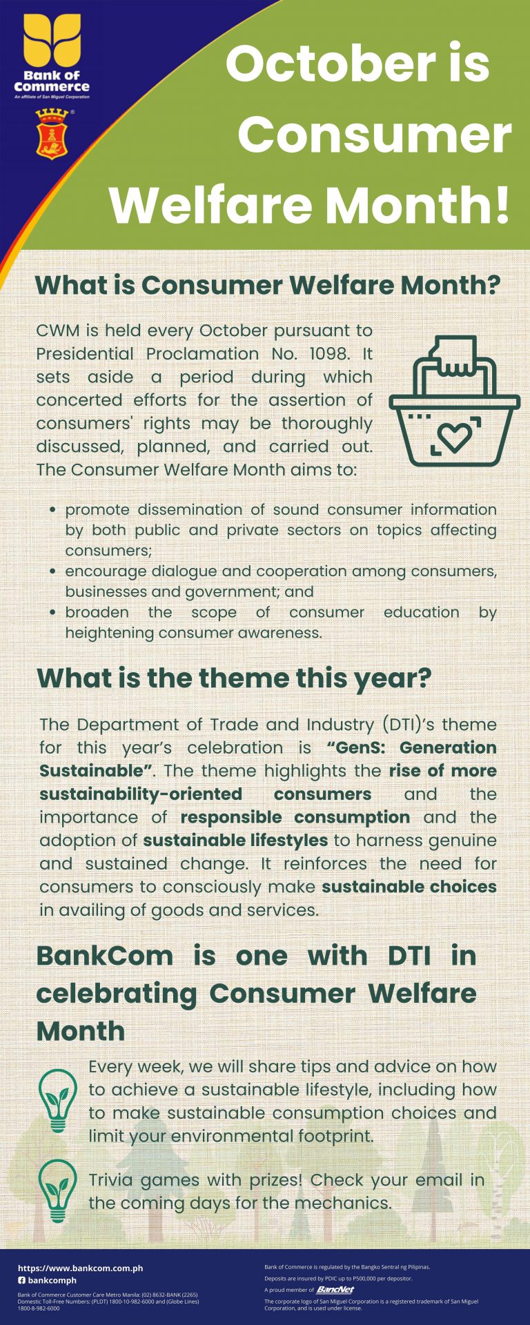 October is Consumer Welfare Month! - Bank of Commerce