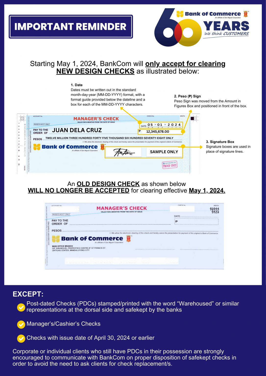 New Check Design Standards and Specifications [Part 1] - Bank of Commerce