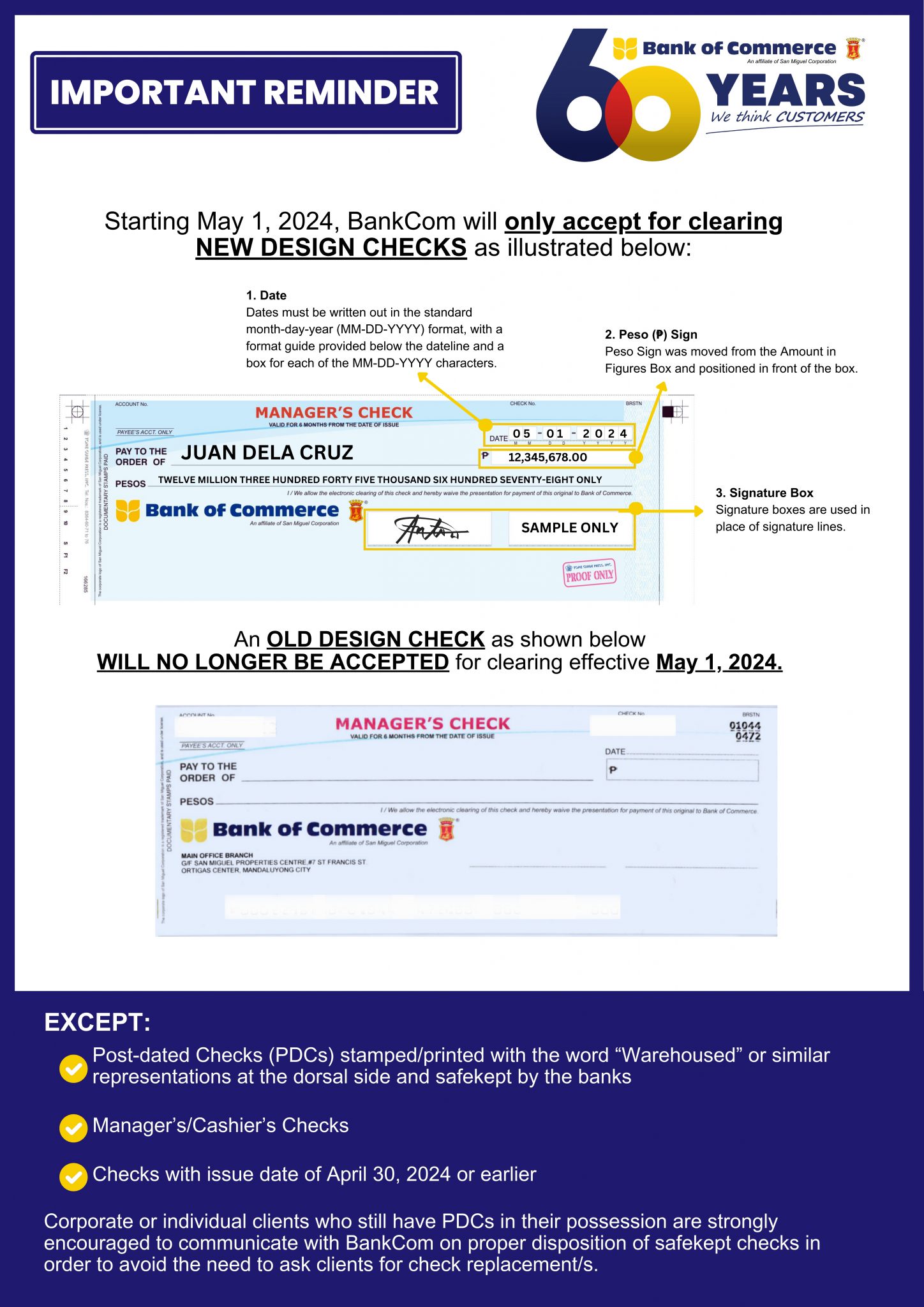 New Check Design Standards and Specifications [Part 1] - Bank of Commerce