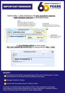 New Check Design Standards and Specifications [Part 1] - Bank of Commerce