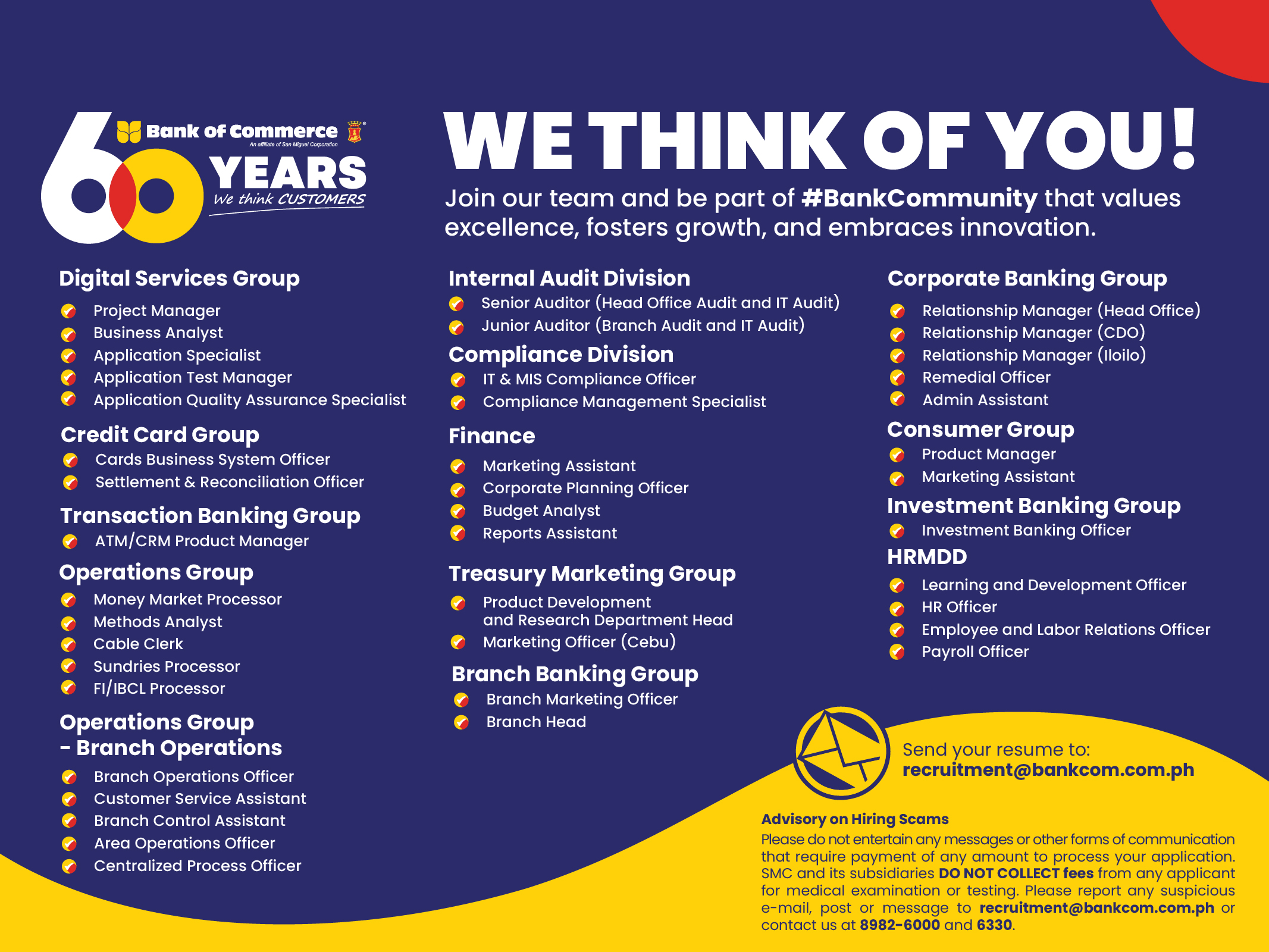 Careers - Bank of Commerce