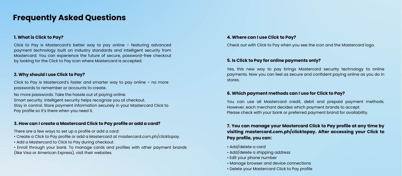 Mastercard Click to Pay - Bank of Commerce